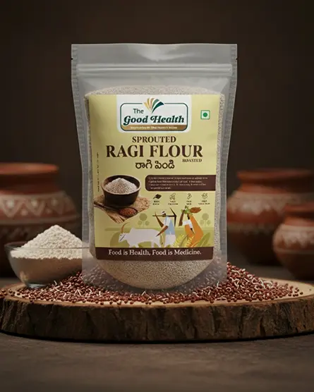 Sprouted Ragi Flour | www.thegoodhealth.co.in
